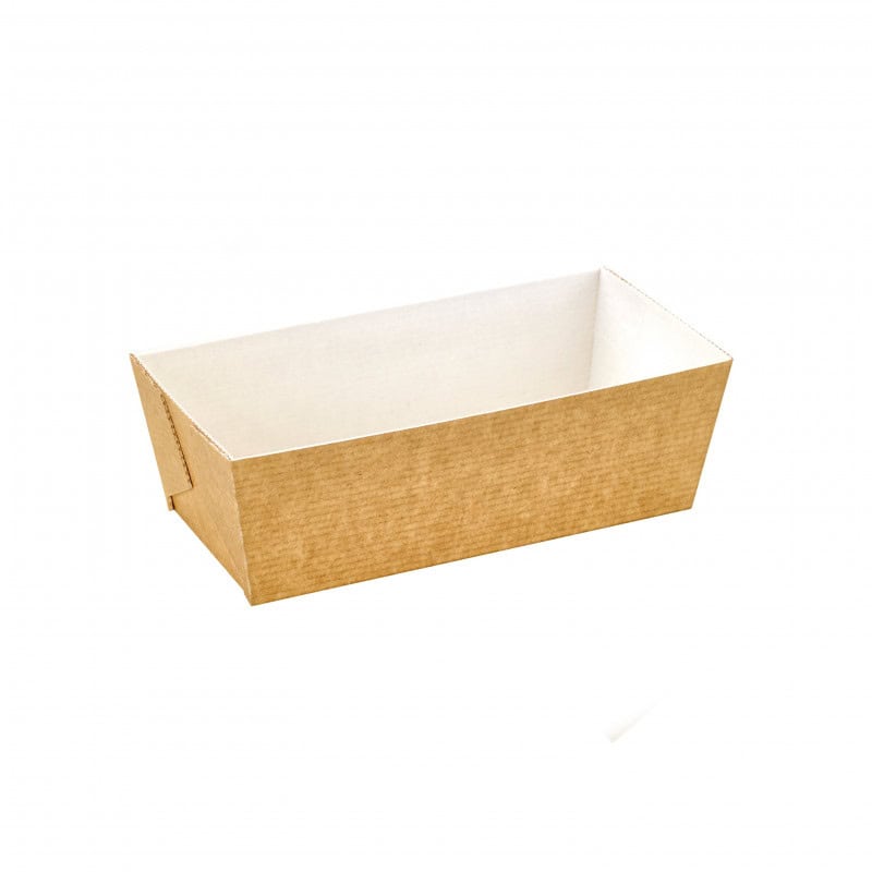 Moule de cuisson carton microflute rectangulaire 15,9 x 8 x 5 cm - 340 ...